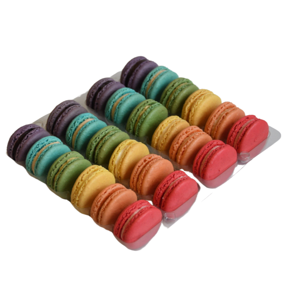 Macaron Trays (24 pcs) - Classic Flavours in Bulk – Mademoiselle Macaron