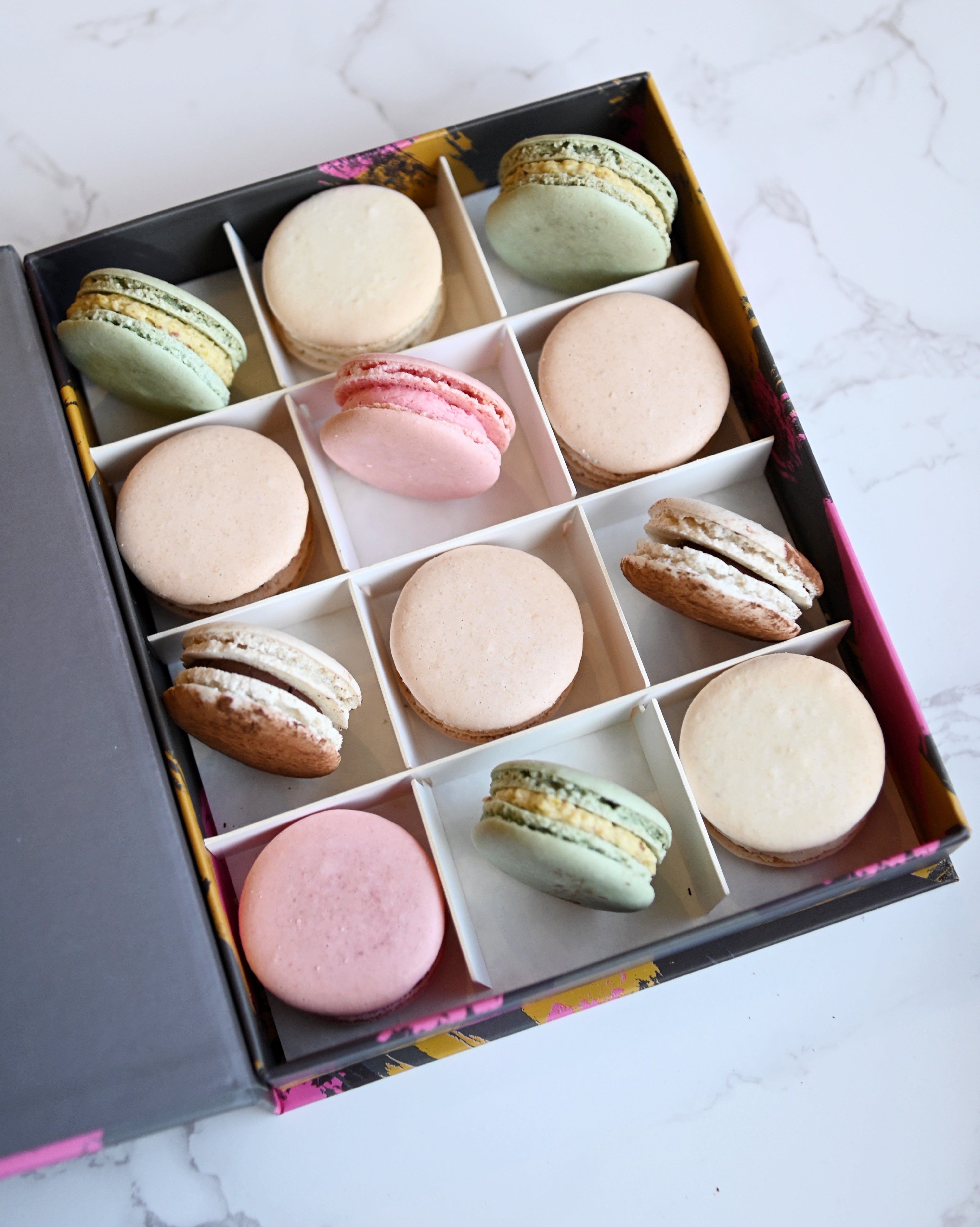 Mixed Vegan Dairy Free Macarons Gift Boxes – Mademoiselle Macaron