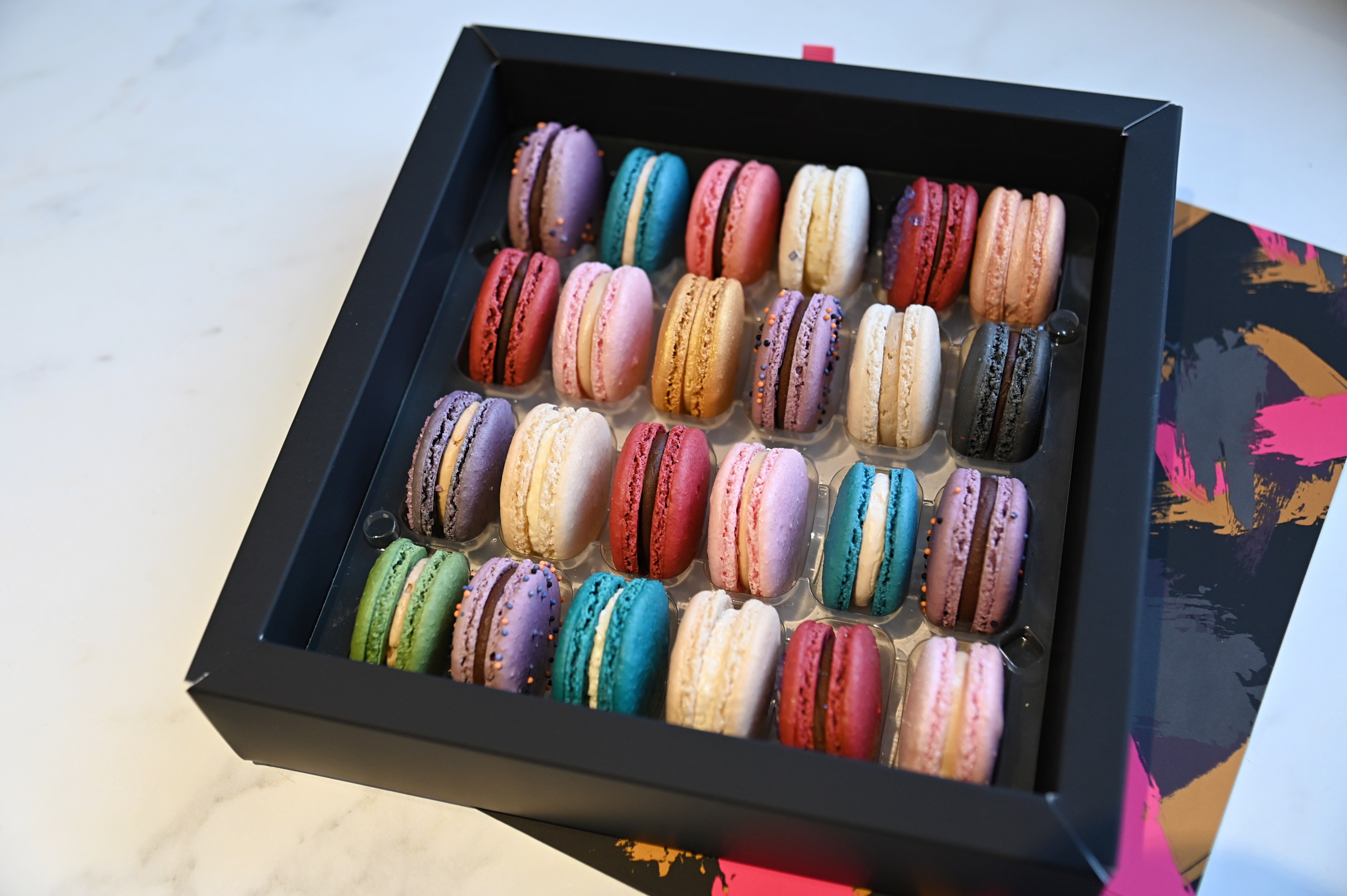 Macarons Tasting Gift Box - Classic & Signature Flavours – Mademoiselle ...