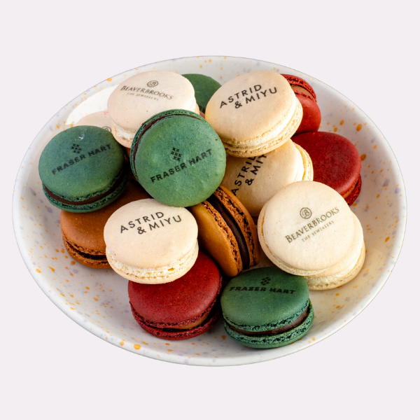 Bespoke Macarons with Personalised Text – Mademoiselle Macaron