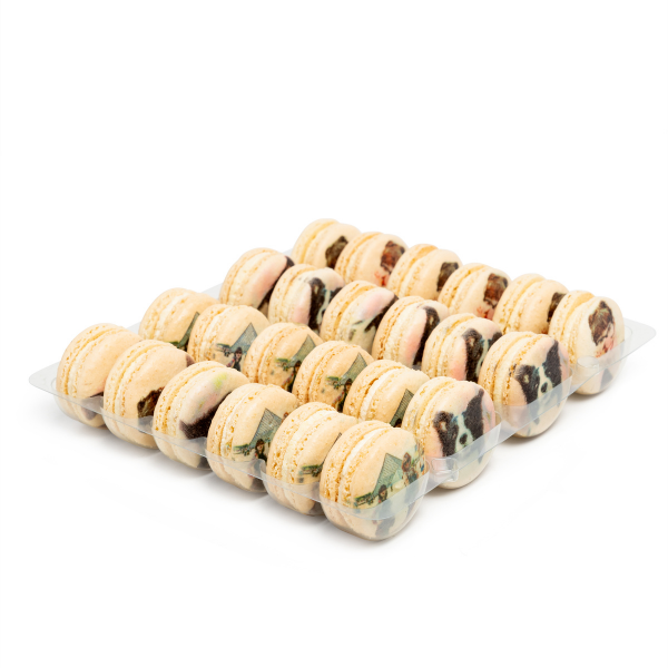Macaron Trays (24 pcs) - Classic Flavours in Bulk – Mademoiselle Macaron