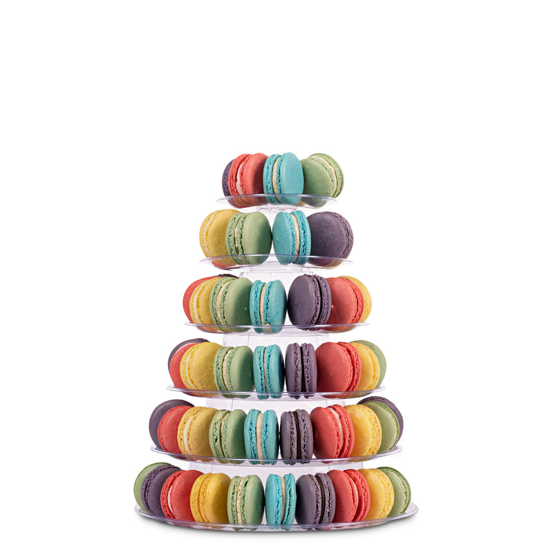 Rainbow Macaron Tower – Mademoiselle Macaron